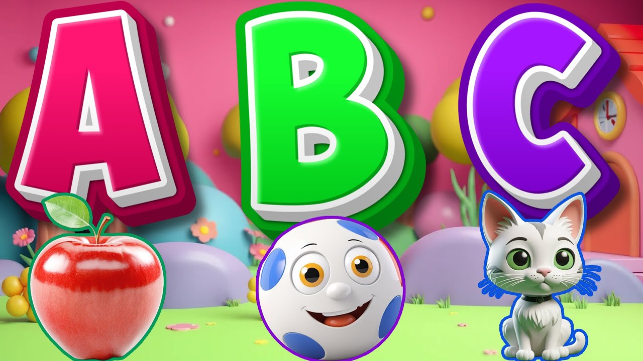 A for Apple | A B C Fun Alphabet Song for Kids | Learn ABC with Music ...