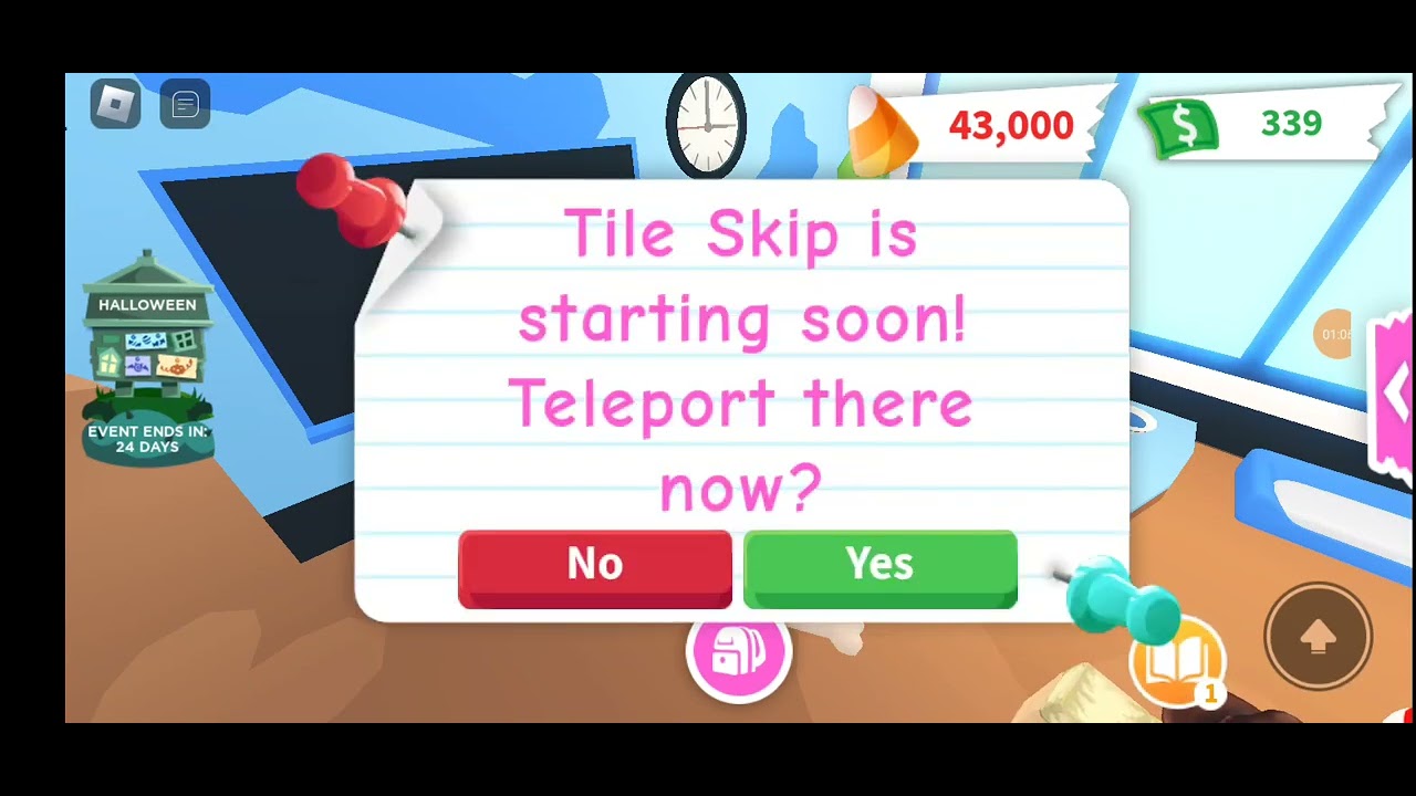 how to always win the tile skip game - YouTube