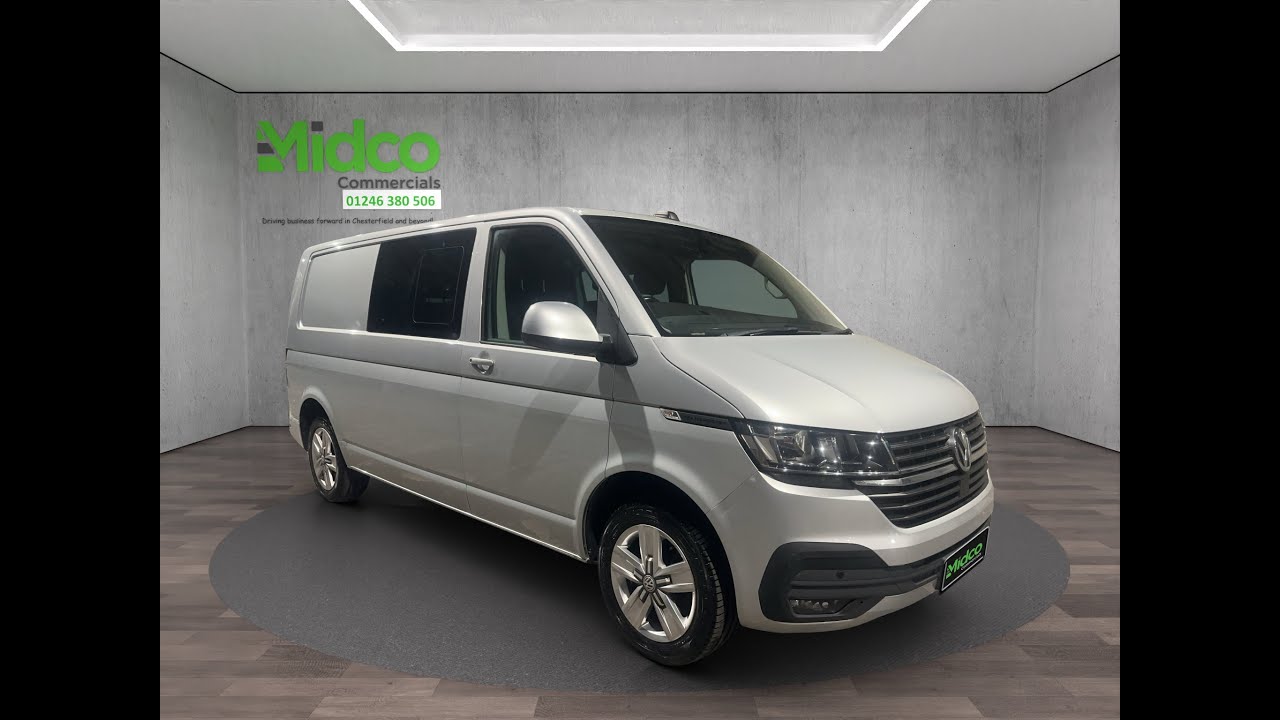 VW Transporter Highline LWB 6 seat crew van - YouTube