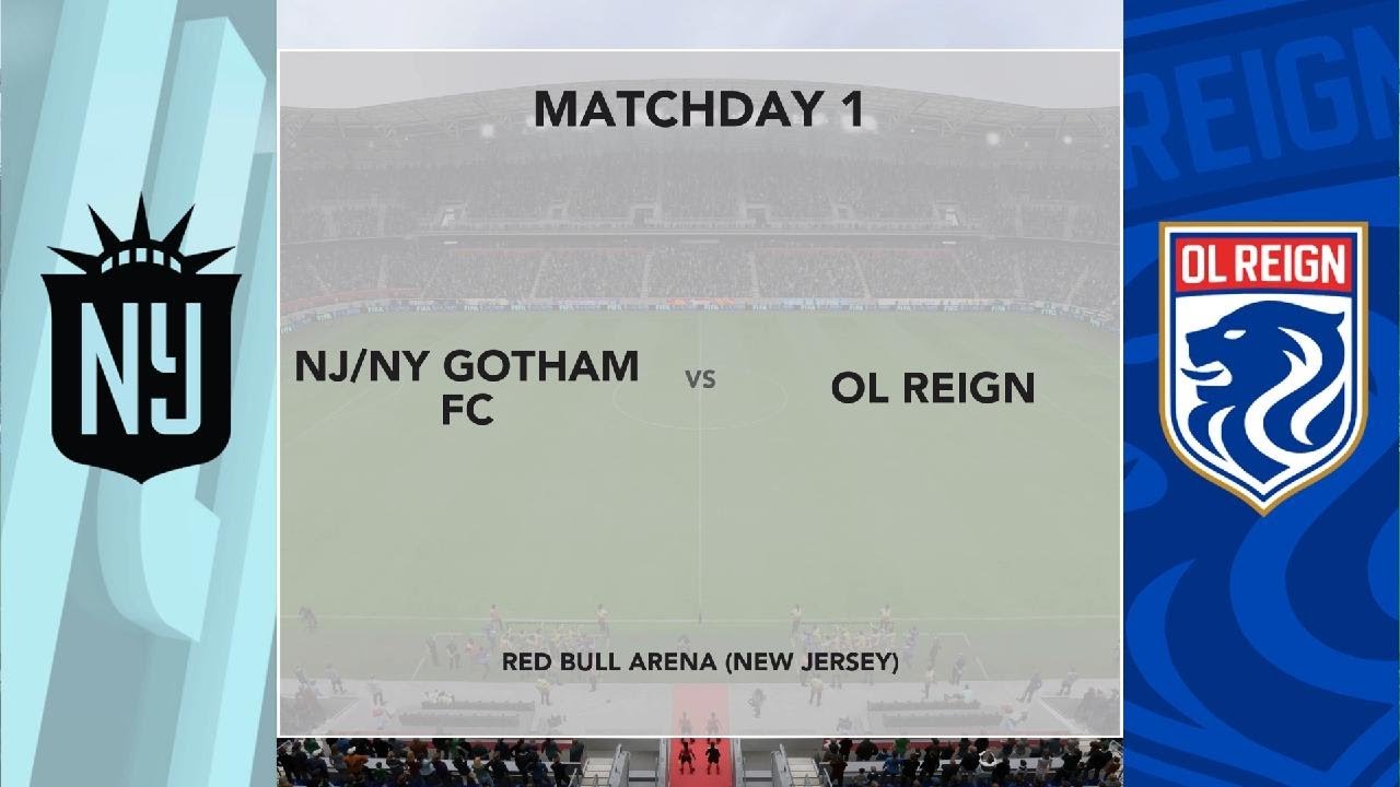 Gotham FC vs OL Reign | NWSL 1st April 2023 Full Match FIFA 23 | PS5 ...