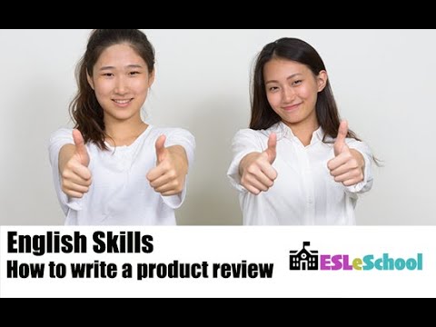 How to write a product review - YouTube