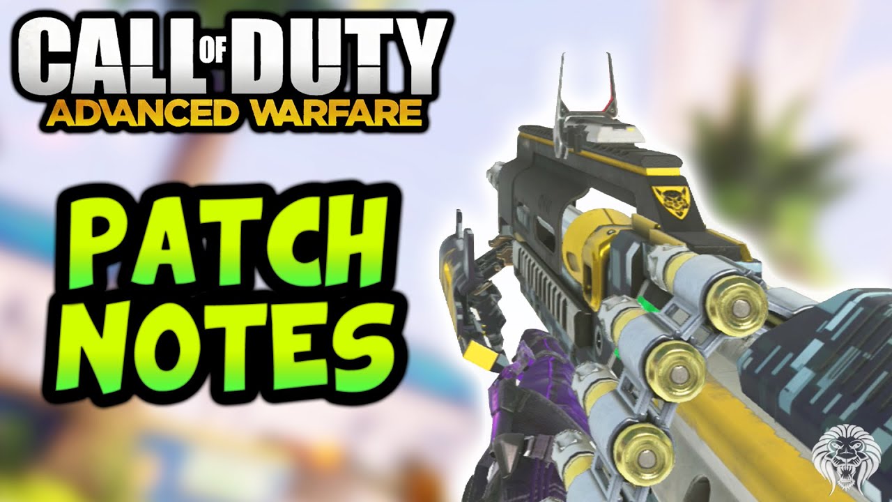 Advanced Warfare: NEW PATCH NOTES! Ohm Variants, Ascendance DLC, Gun ...