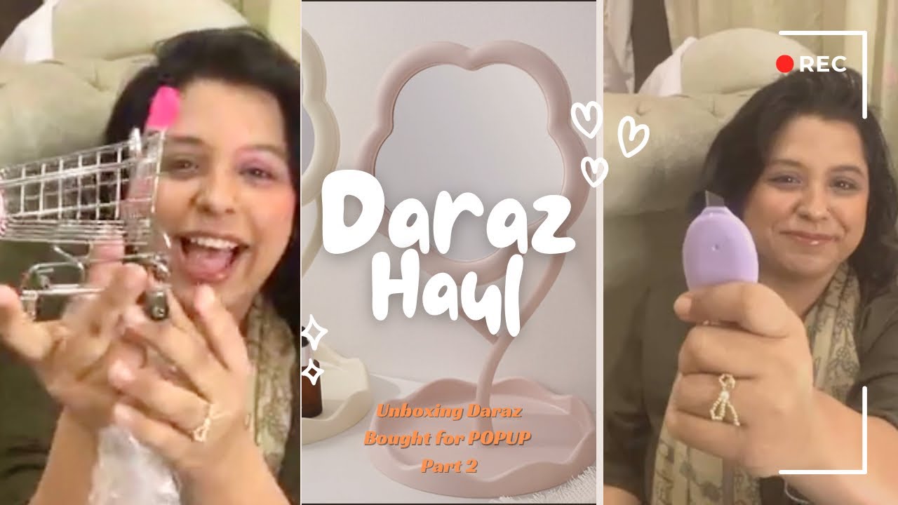 Cute Aesthetic Things from Daraz | Shopping Haul | Daraz Unboxing ...