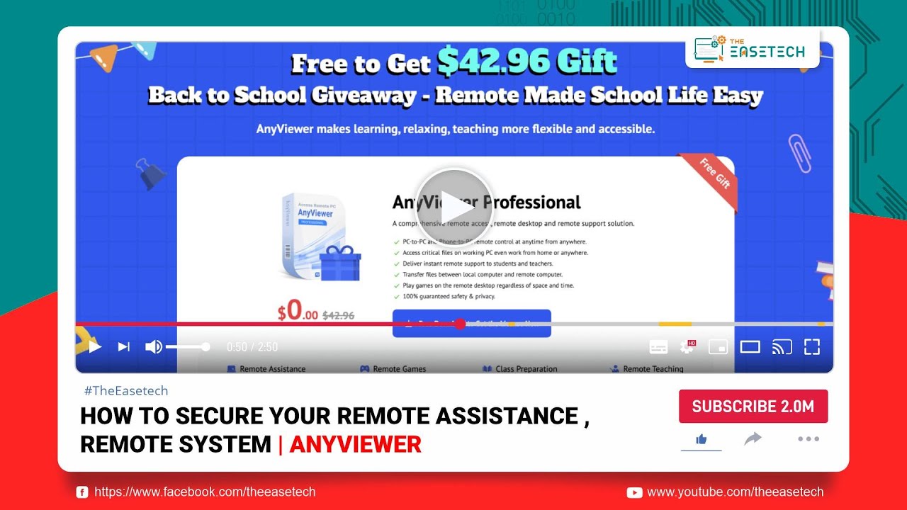 Free remote Software Any Viewer Giveaway - YouTube
