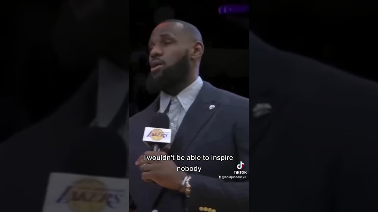 Lebron motivational speech thanking his fans and family #shorts - YouTube