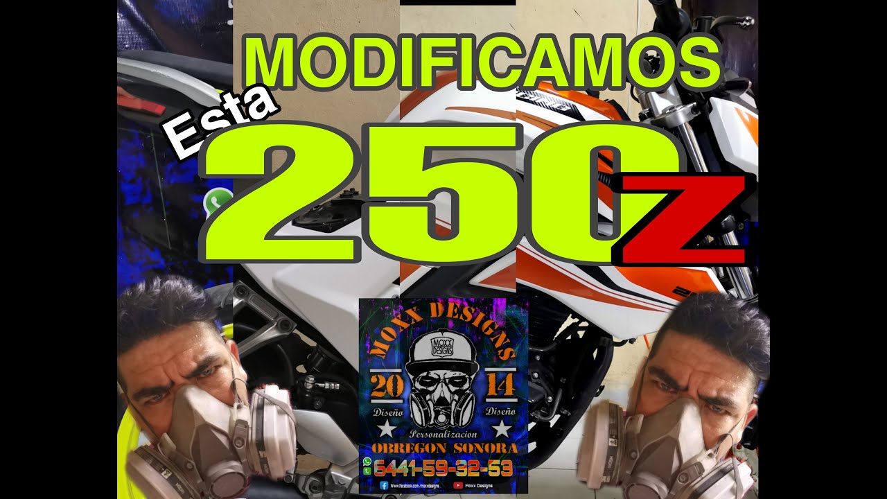 Italika 250z modificada/hacemos un cambio de look total y sorprende ...
