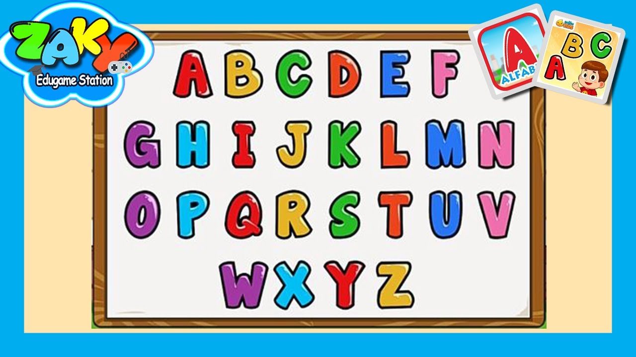 Belajar Huruf Abjad Abc Bahasa Indonesia Belajar Membaca Anak Tk Dan ...