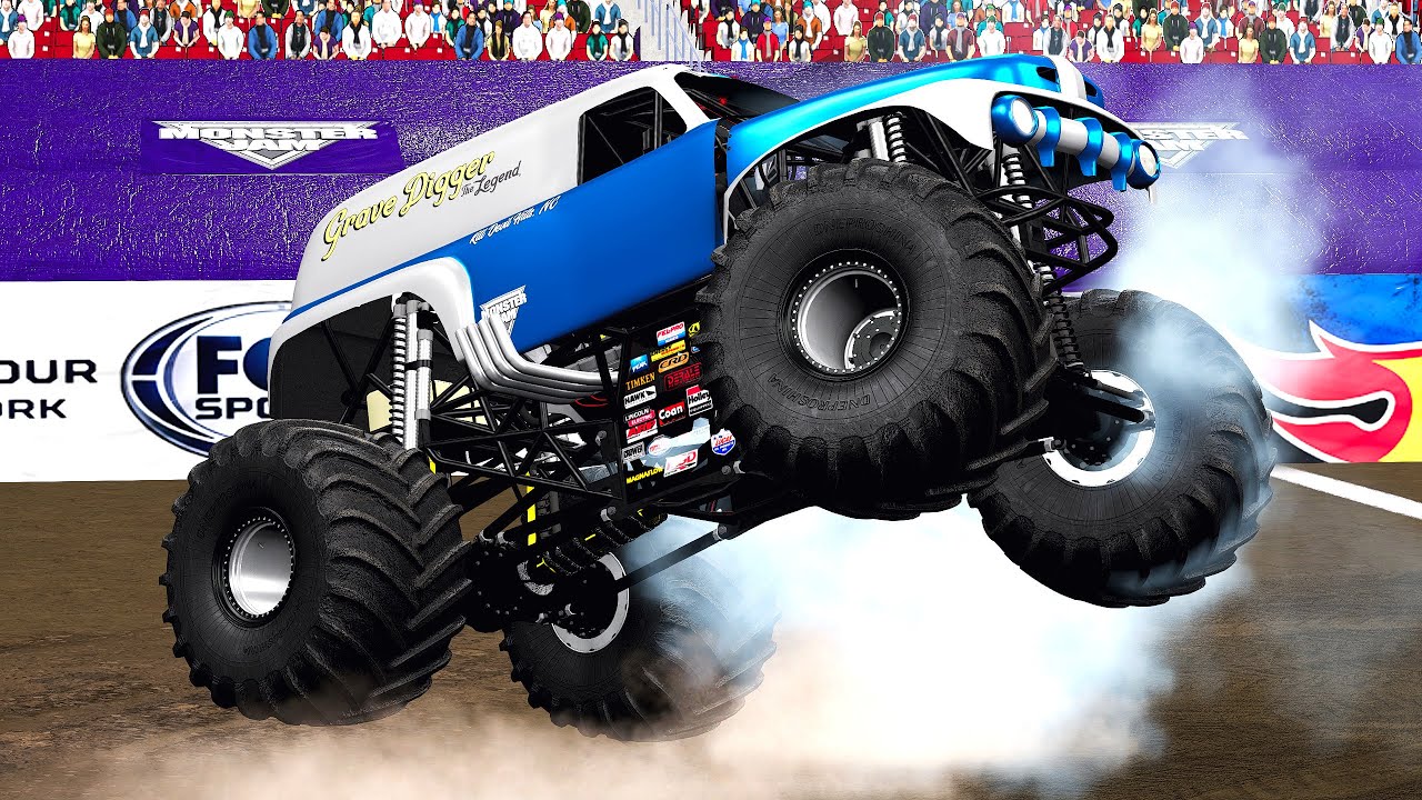 Crashes and Saves #61 I BeamNG.Drive Monster Jam - YouTube