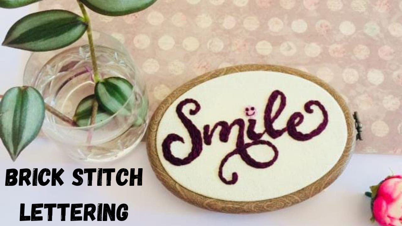 Brick Stitch Lettering Tutorial | Tutorial For Beginners | - YouTube