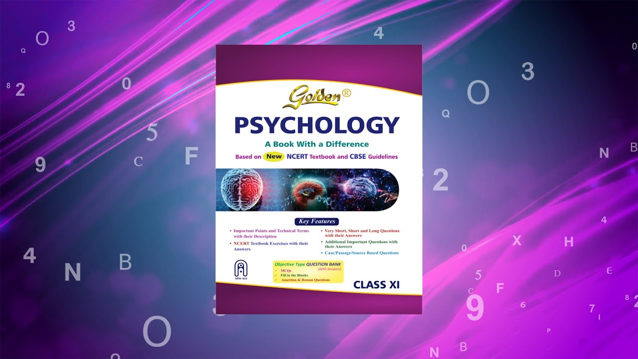 Golden Psychology Class-11th | Best Reference Book For Psychology 11th ...