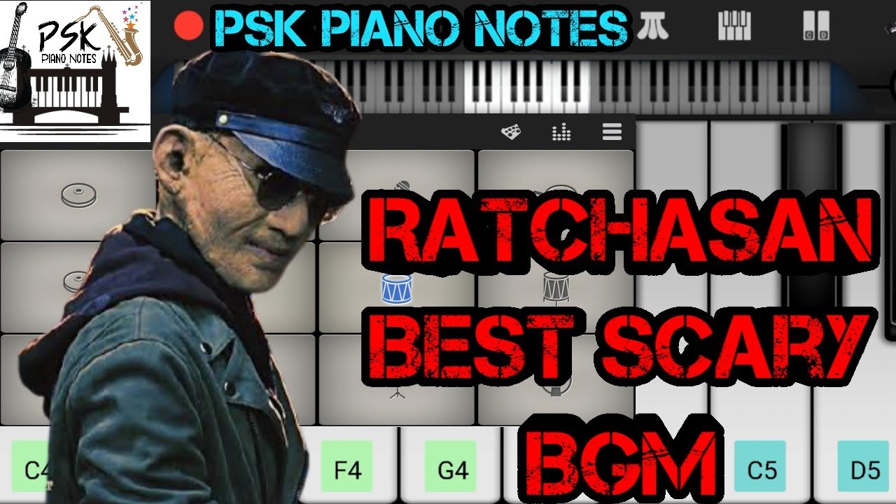 Ratsasan Best Scary Bgm Piano Notes | Ratchasan Thriller Bgm | Gibran ...