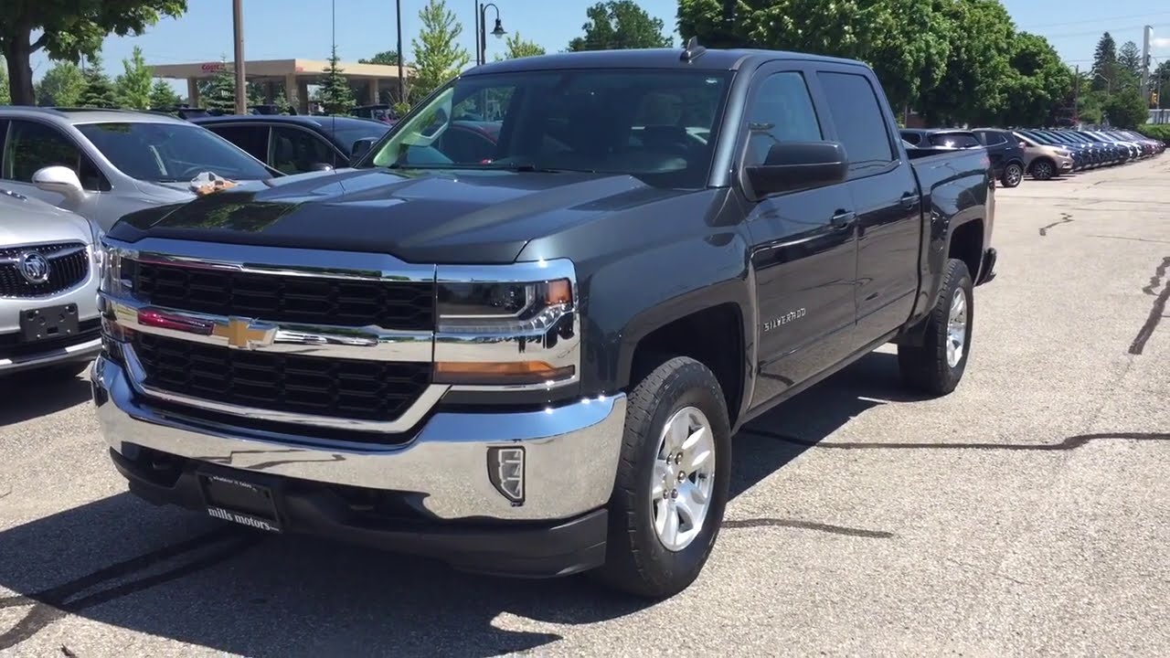 Pre Owned 2018 Chevrolet Silverado LT 4X4 Drive Crew Cab Rear Camera ...