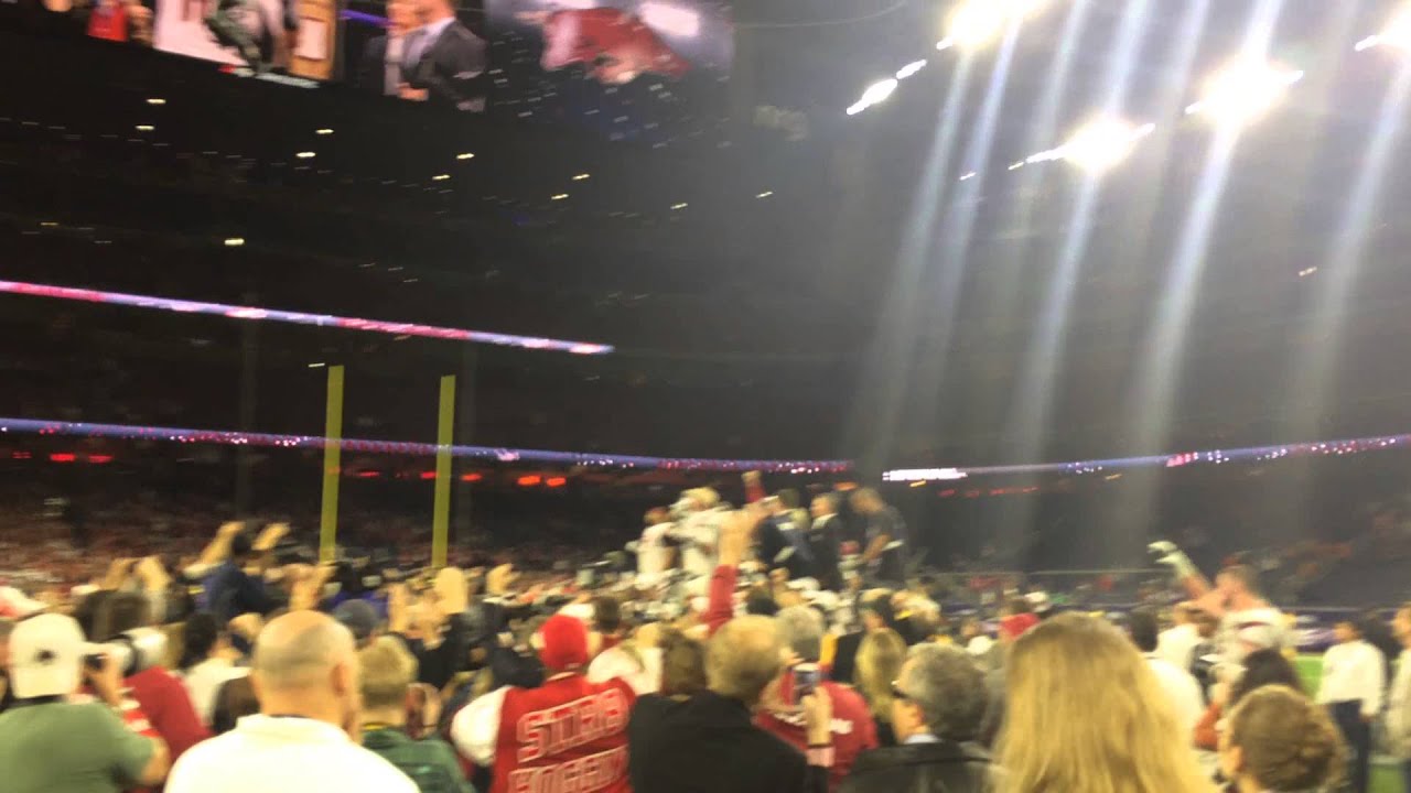 Fan Hog Call After Texas Bowl Win - YouTube