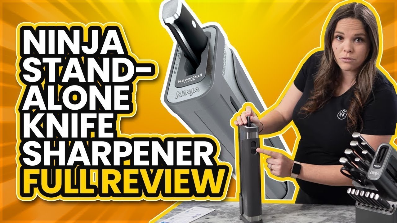 NINJA NeverDull Knife Sharpener - FULL REVIEW - YouTube