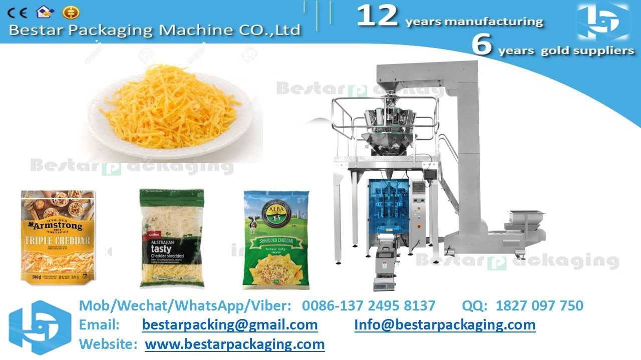 Professional supplier Shredded cheese, sharp cheddar Bestar packing ...