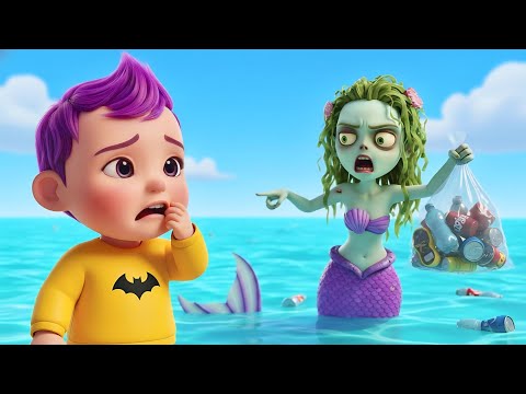 Don't Throw Trash in Ocean Baby John | Sea Monsters Songs | Halloween Songs For Kids | MaMa Tv