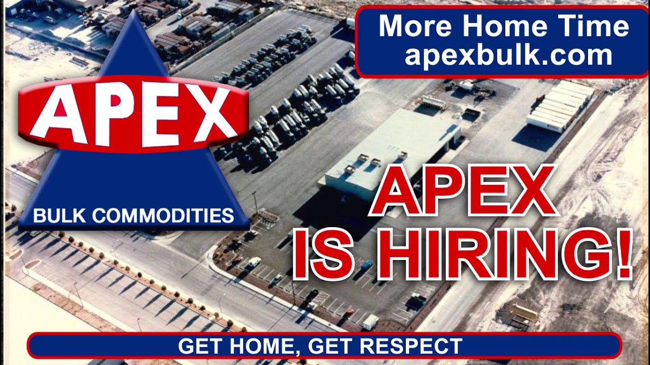 HIRING NOW Truck Drivers with CDL License | Apex Bulk Commodities ...