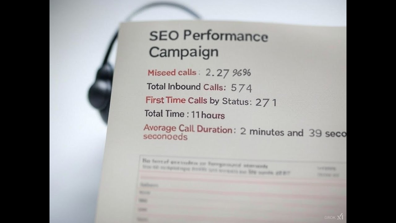 Plumbing & HVAC | Call Volume Report Local SEO 575 Calls & 271 First ...