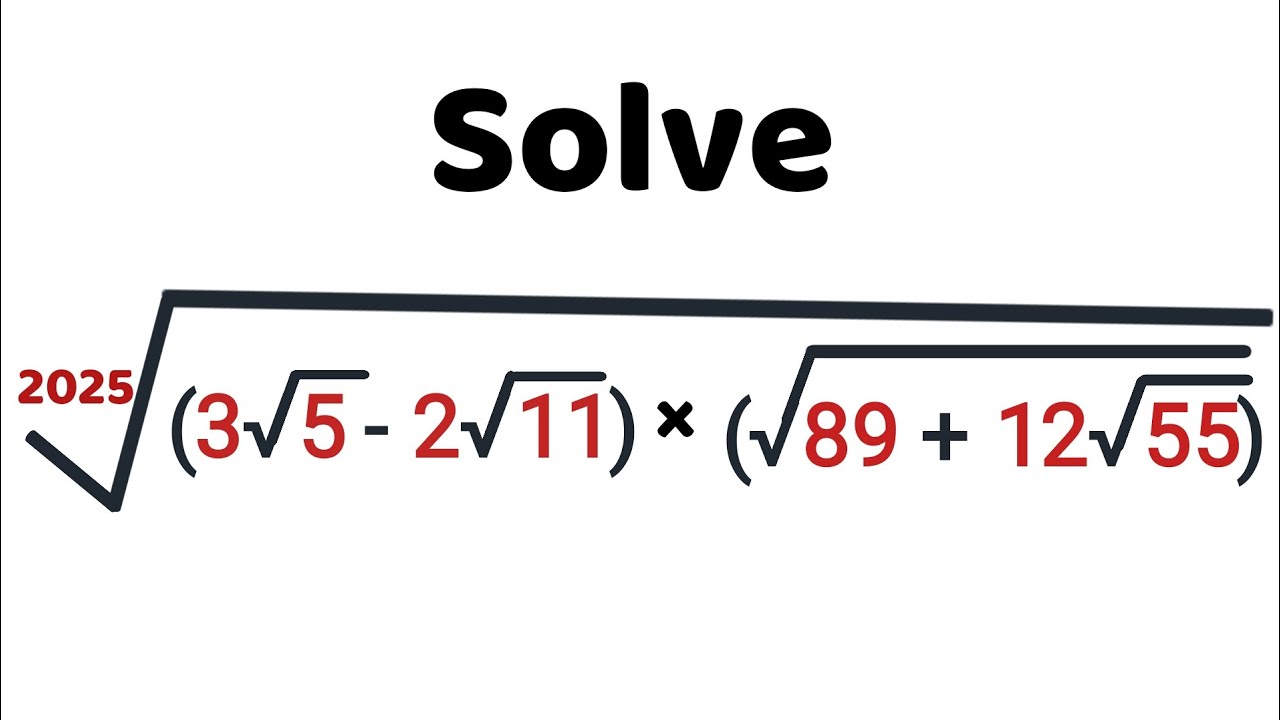 Solve the given expression | Easy way to solve a radical expression ...