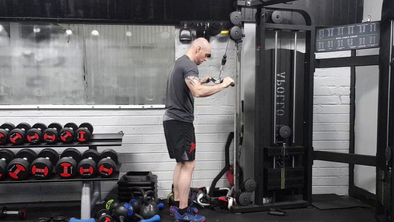 How To Do Tricep Push Downs - YouTube