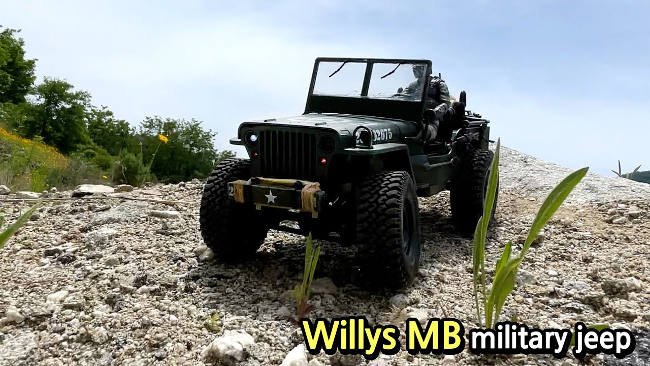 1941 jeep Willys MB military off-road, jjrc q65, rc crawler crawling ...