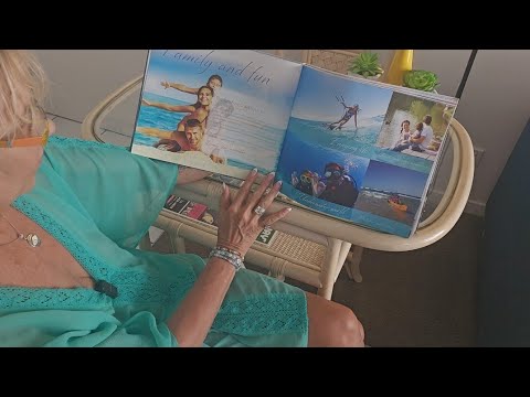 ASMR🏝Holiday Escape Book. Soft Spoken Page Turning.  @LISASRELAXINGASMR-pb1gb 