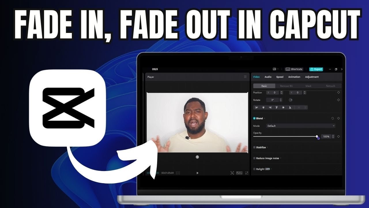 How to Fade In and Fade Out Video in CapCut PC - YouTube
