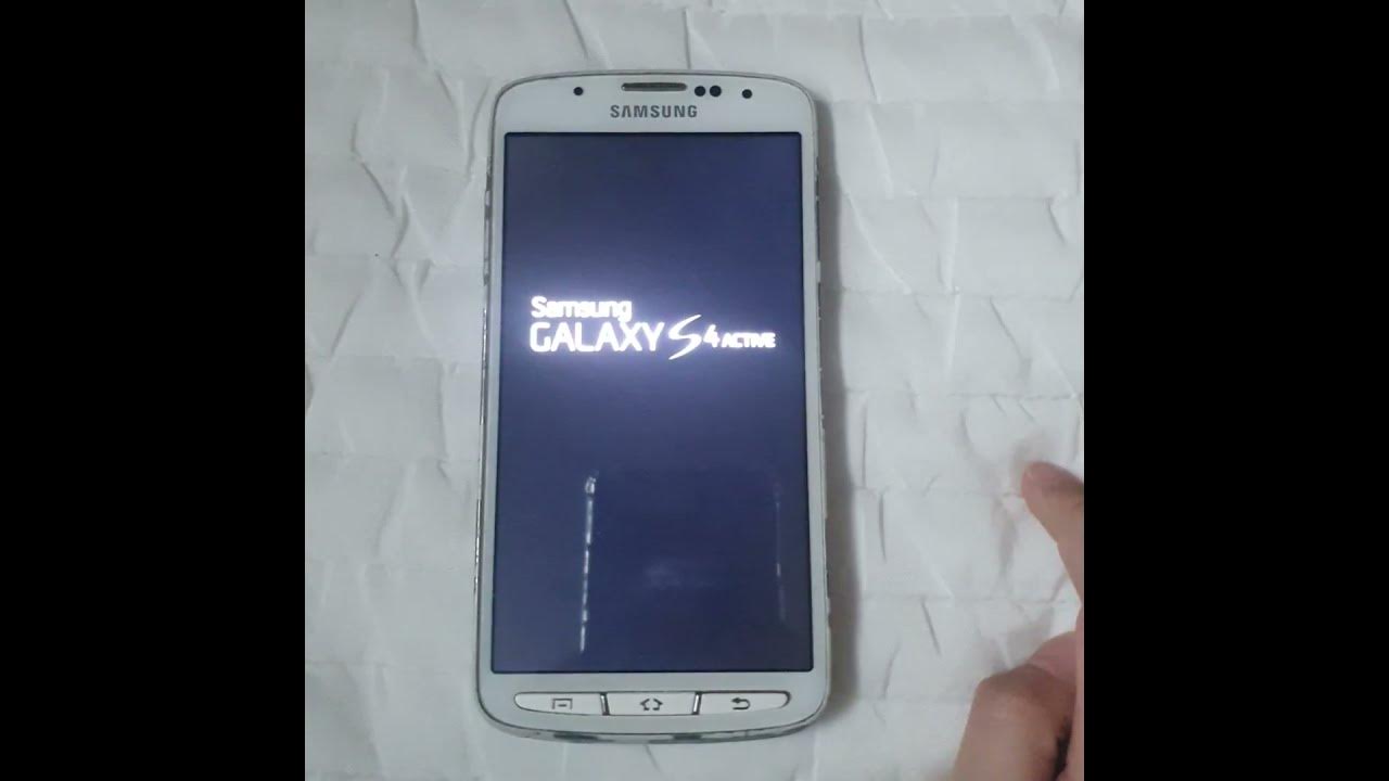 갤럭시 s4 엑티브 skt향 부팅 - YouTube
