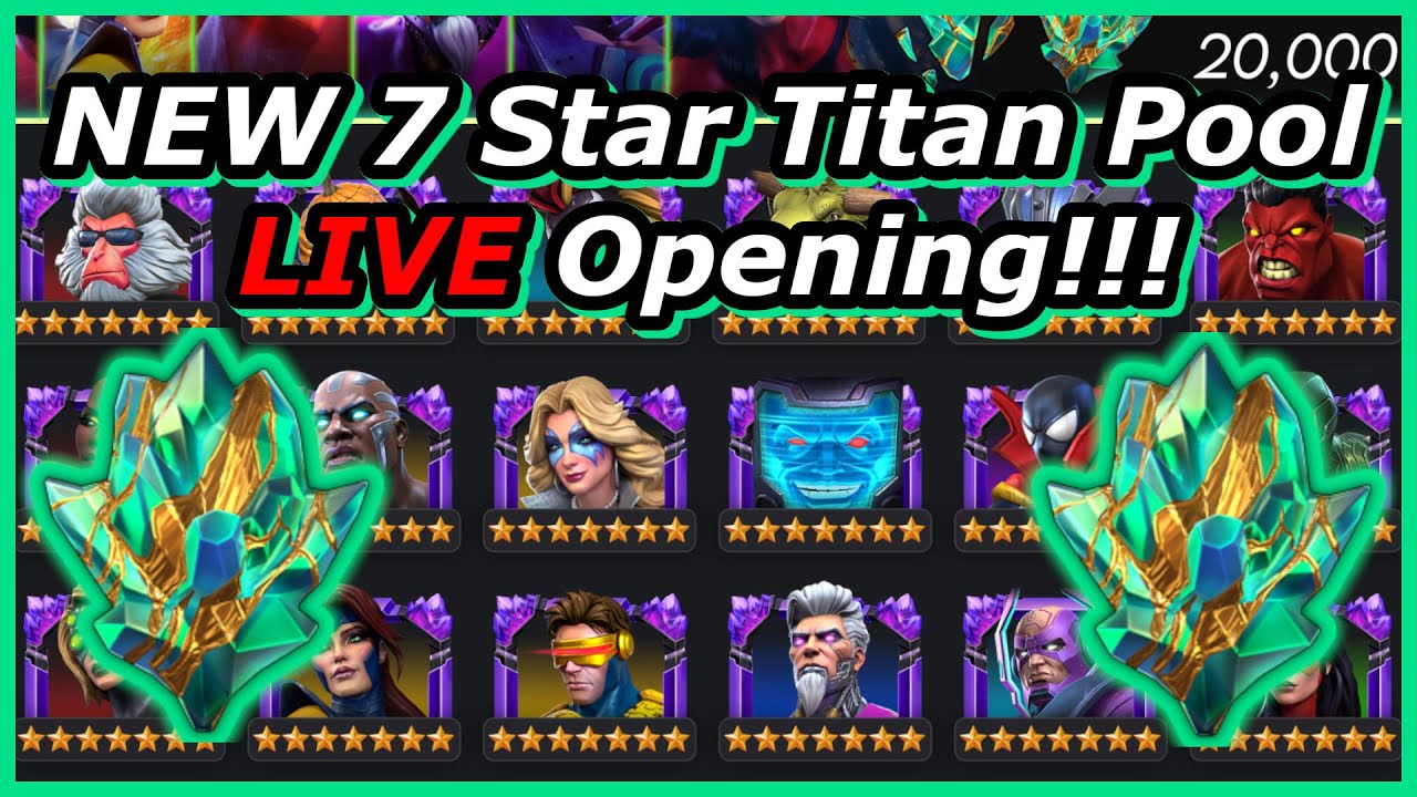 New Titan Pool Opening LIVE!!! Marvel Contest of Champions - YouTube