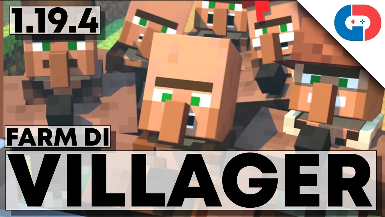 Costruiamo una Farm di Villager MINECRAFT 1.19.4 ITA - YouTube