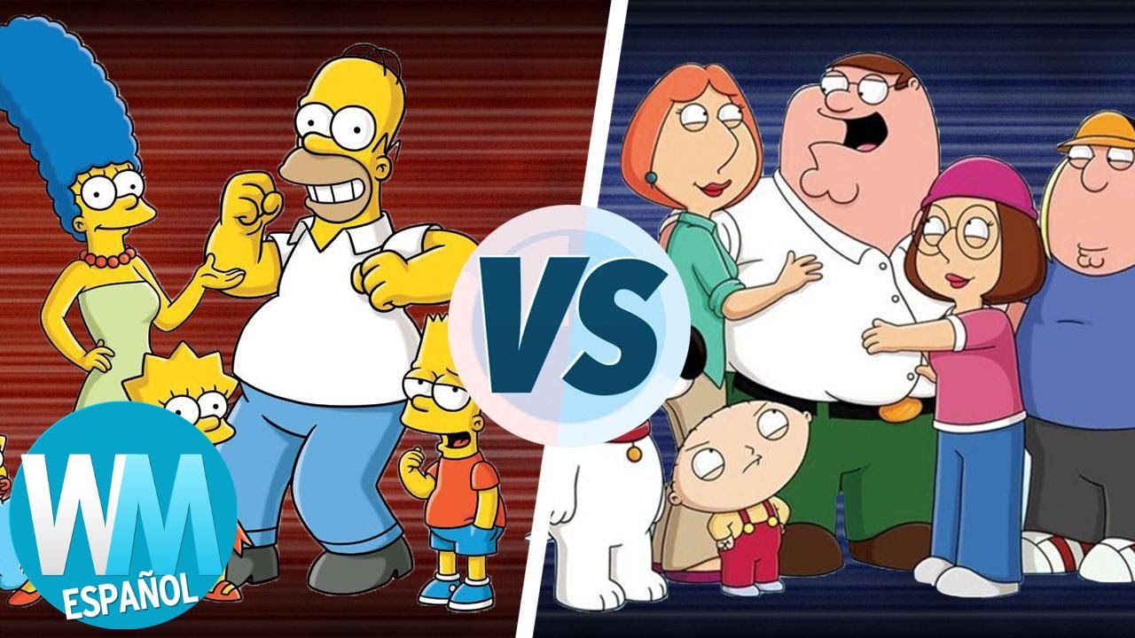  Los Simpson Vs Family Guy YouTube