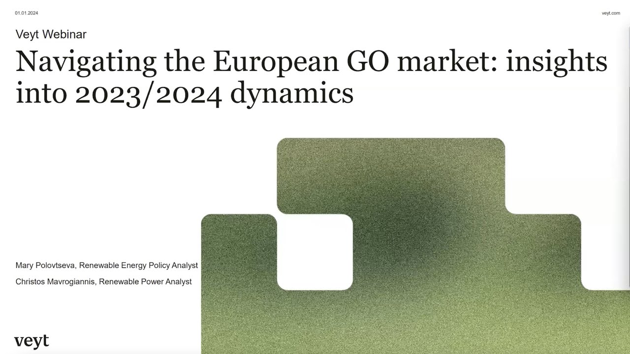 Navigating the European GO Market: insights into 2023/2024 dynamics ...