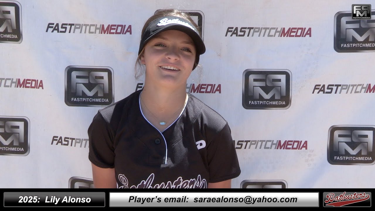 2025 Lily Alonso 4.0 GPA Middle infielder & Outfielder Softball Skills ...