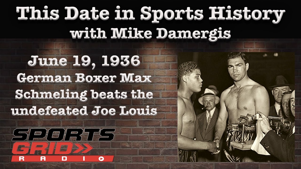 June 19, 1936 German Boxer Max Schmeling defeats the undefeated Joe ...