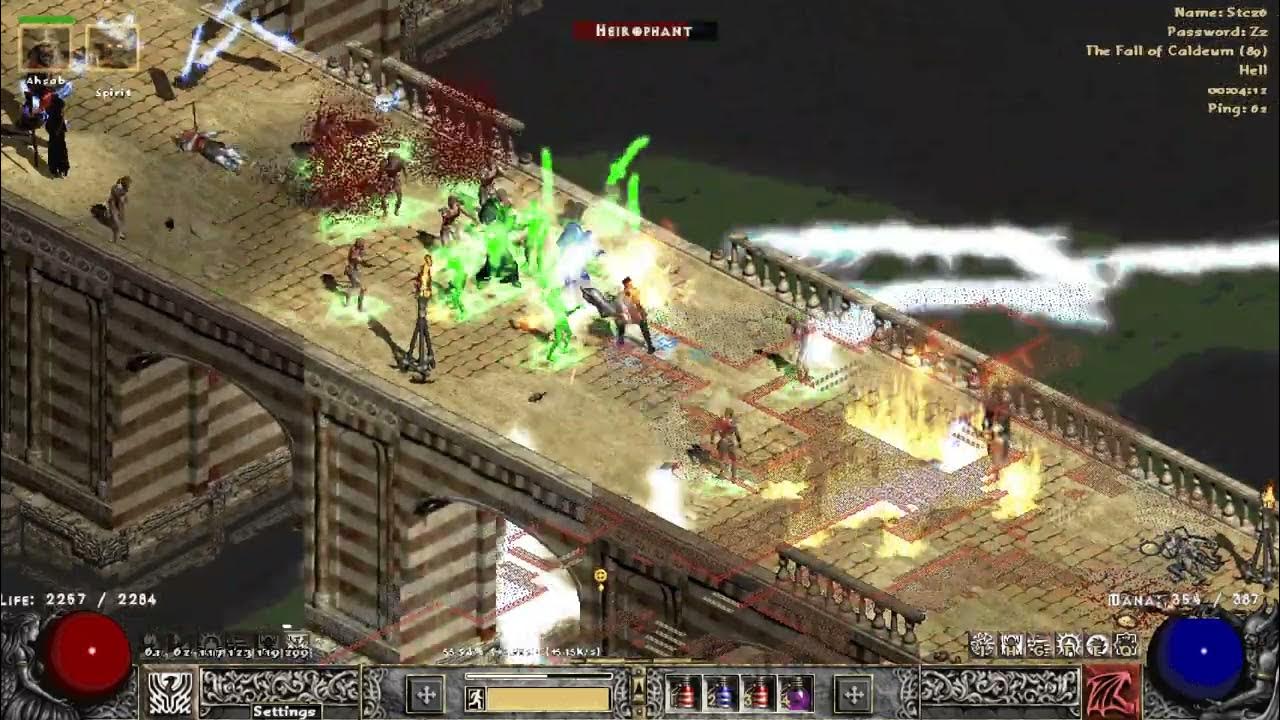 Project Diablo 2 - S5 - Phoenix Strike Sin - Caldeum 308 (Map Database) - YouTube