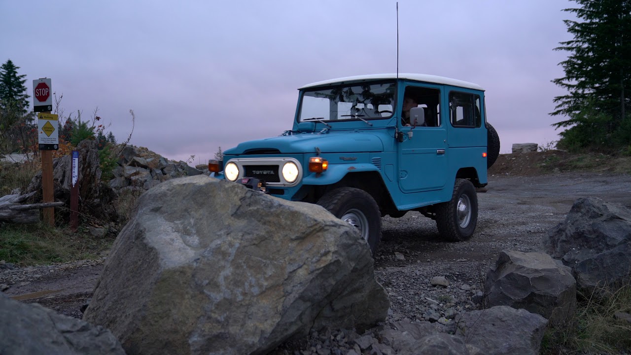 Trail excursions in an FJ40 - YouTube