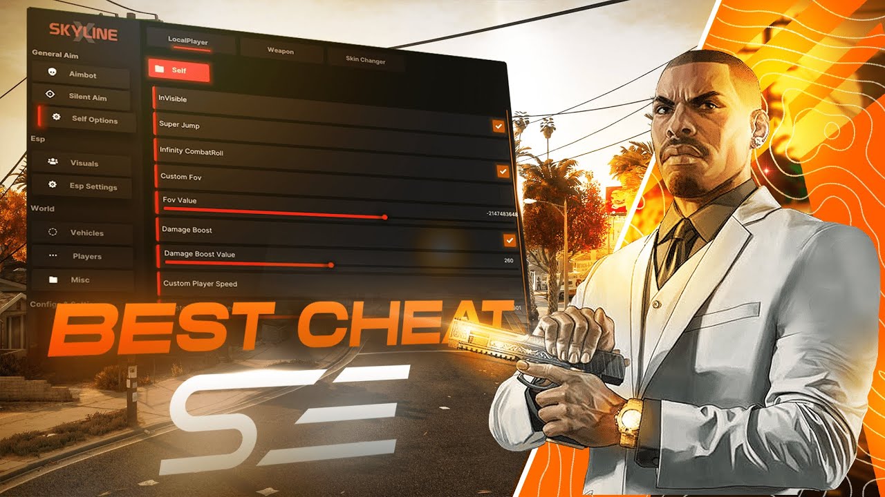 FREE FiveM External Cheat Menu | RP | PVP | GTAV MODS 2024 | Aimbot | Silent aim | trigger ...
