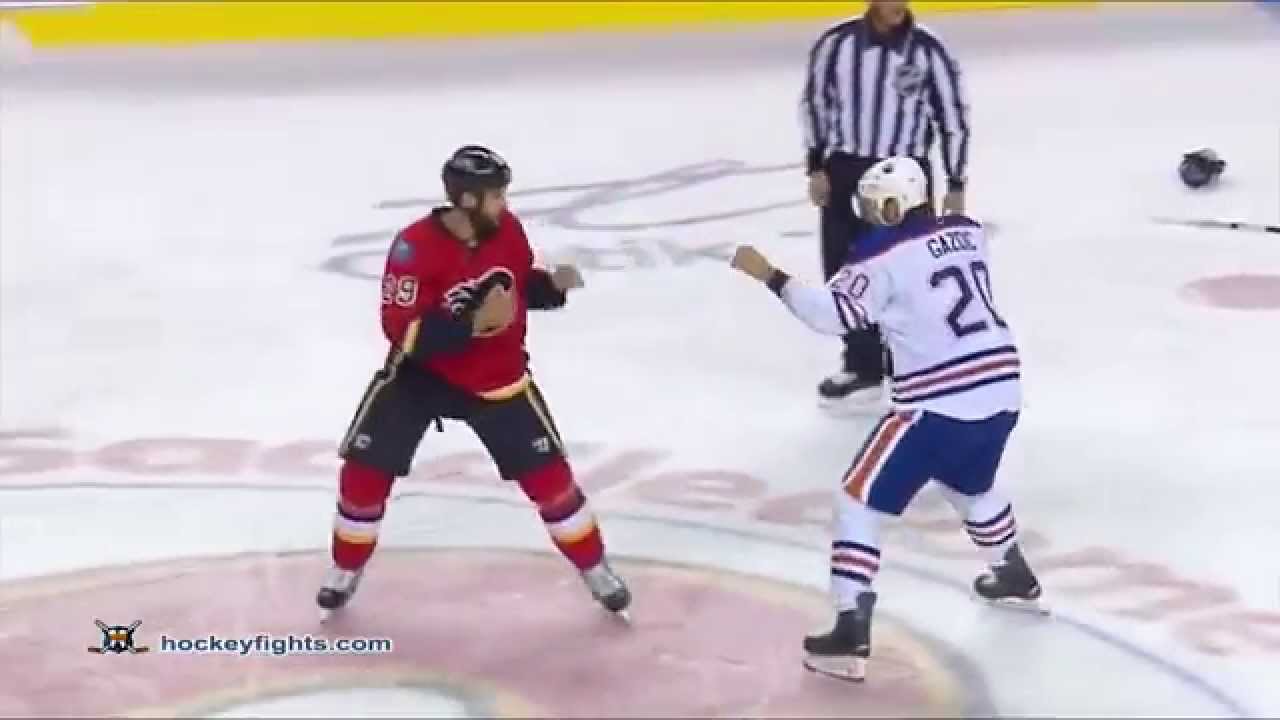 Luke Gazdic vs Deryk Engelland Oct 17, 2015 - YouTube