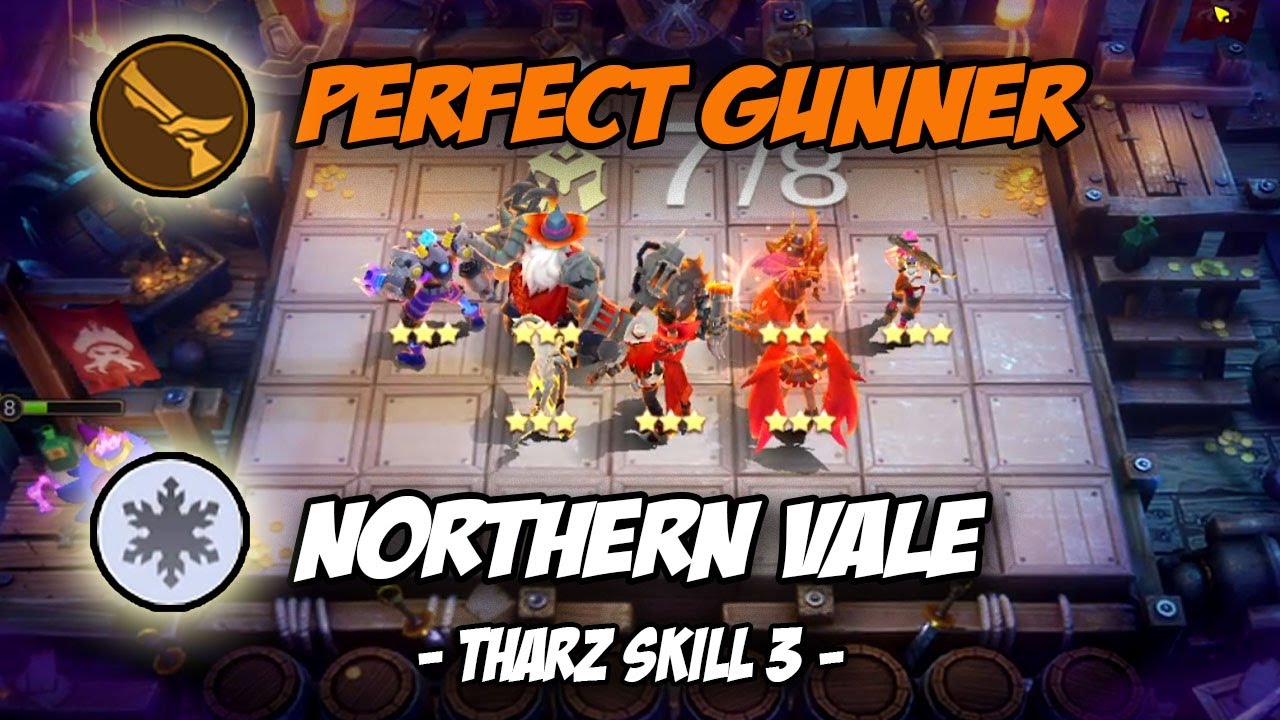 THARZ SKILL 3 | PERFECT GUNNER + NORTHERN VALE, FREYA 6000+ CRITICAL ...
