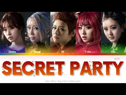 RANIA (라니아) Secret Party Color Coded Lyrics (Han/Rom/Eng)