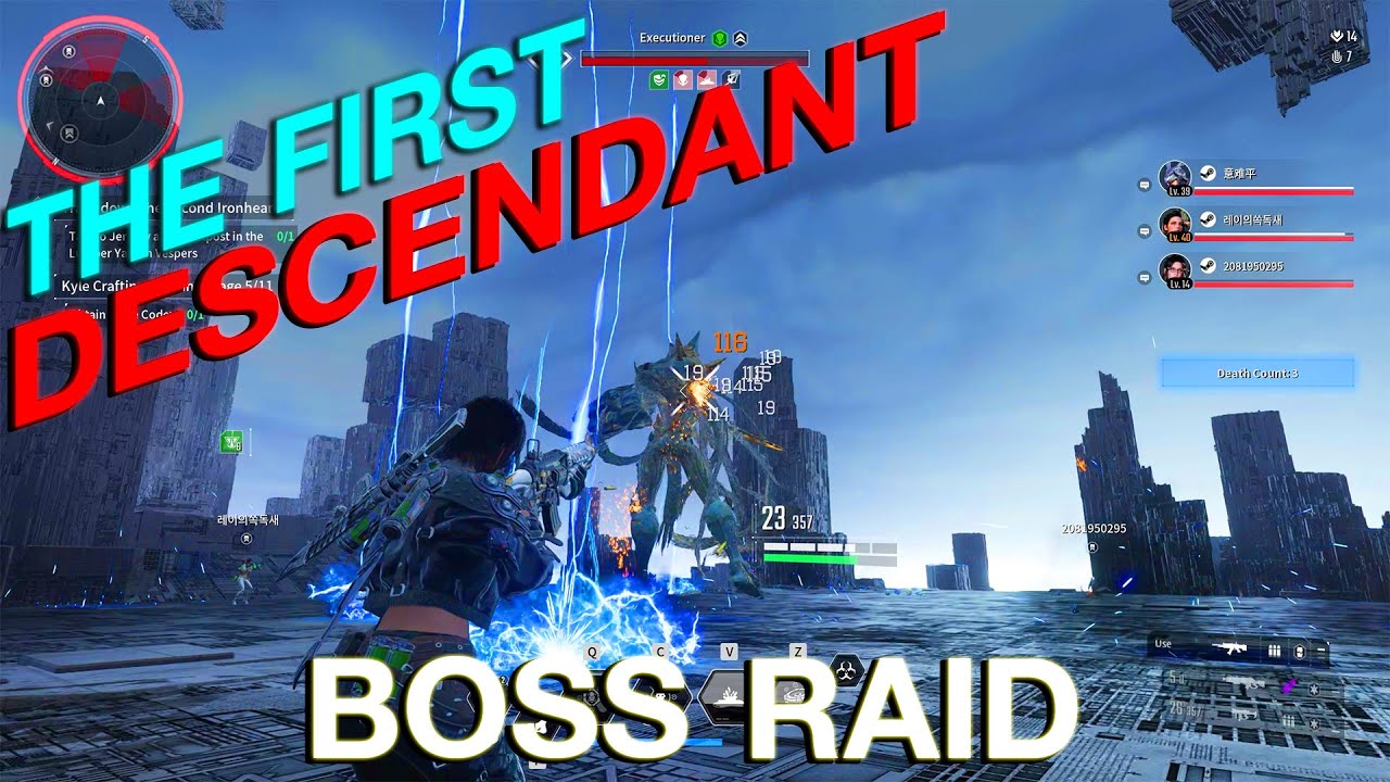 THE FIRST DESCENDANT - 🟥 BOSS RAID ให้เพื่อนแบก - YouTube