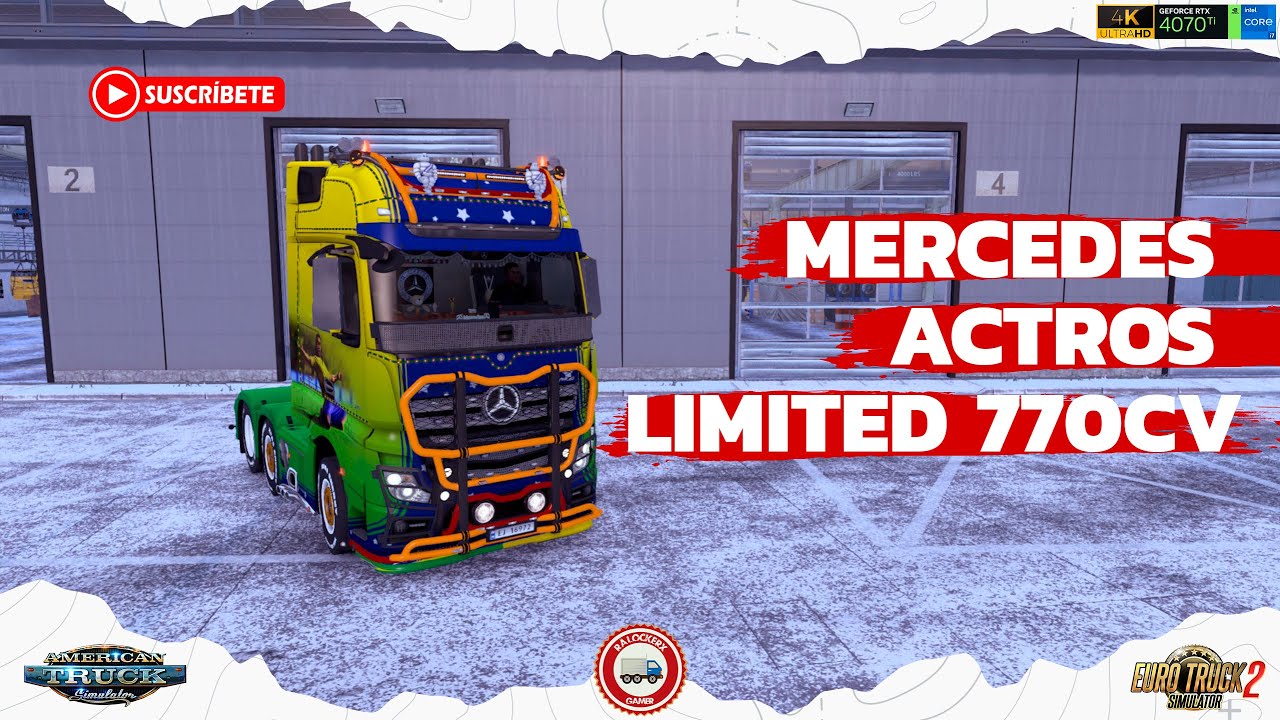 Ets2 | MERCEDES ACTROS LIMITED 770cv |🚚#truck #ets2 #mods - YouTube