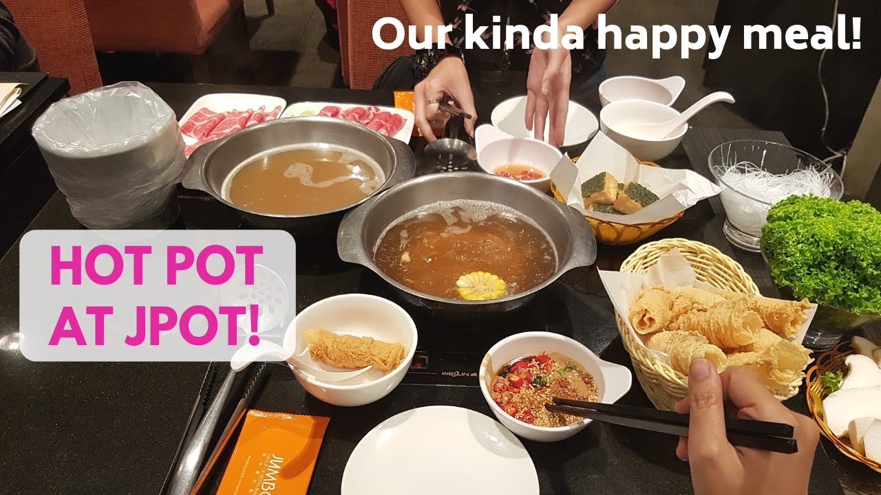 Hotpot dinner at JPot with my girlfriend! - YouTube
