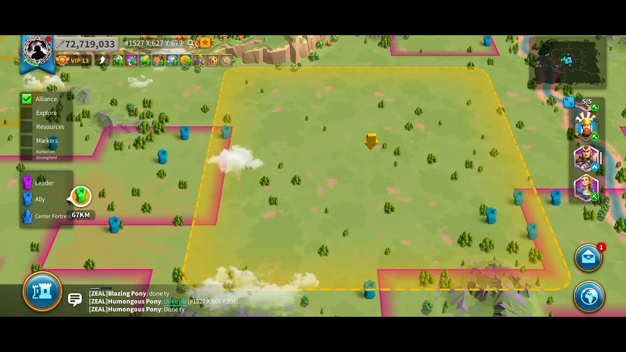 Nature's Gift Skill use in RoK. - YouTube