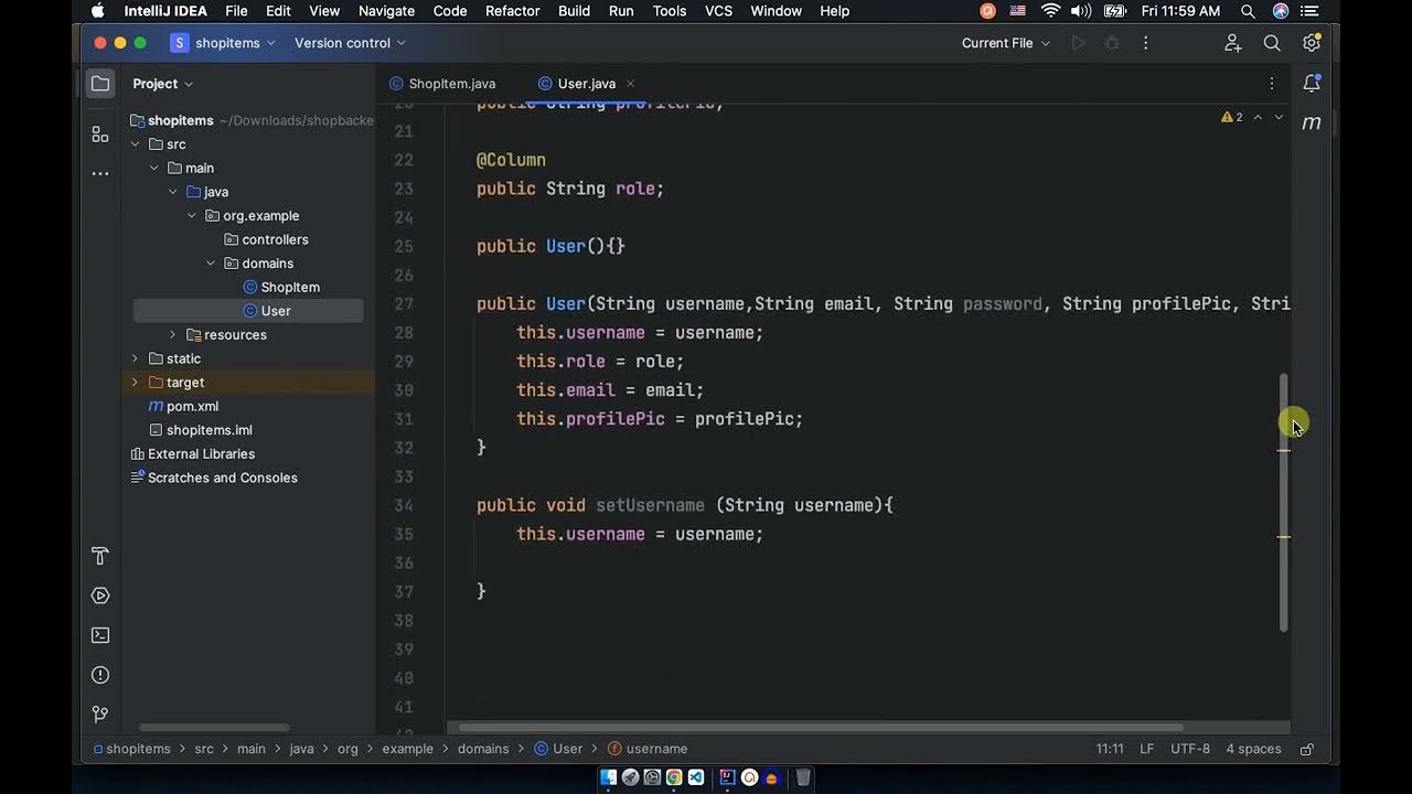 e-commerce app in java quarkus and hibernate panache part 5 - YouTube