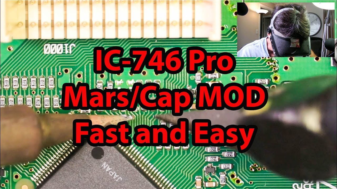 Icom IC-746 Pro Mars/Cap Mod Very Clear HD/ Best Video! - YouTube