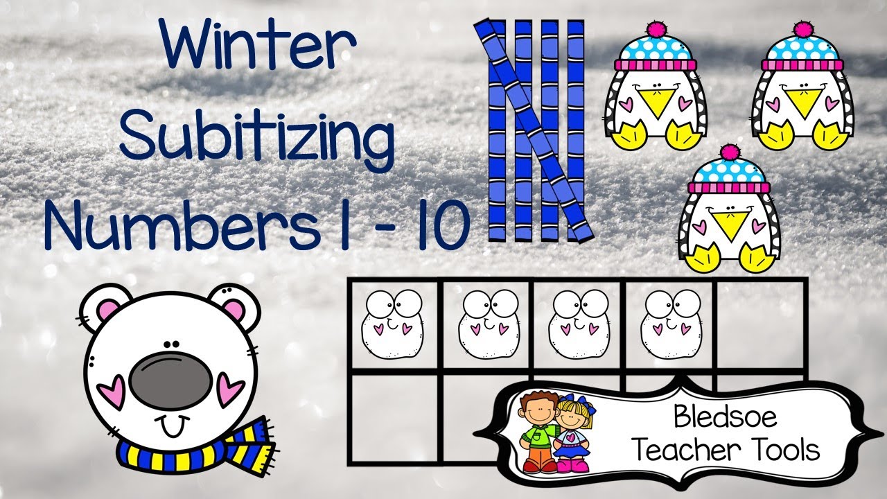 Bledsoe Teacher Tools Winter Subitizing - YouTube
