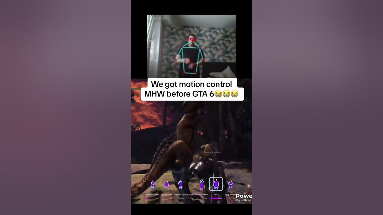 Monster Hunter Wilds Kinect Motion Controls - YouTube