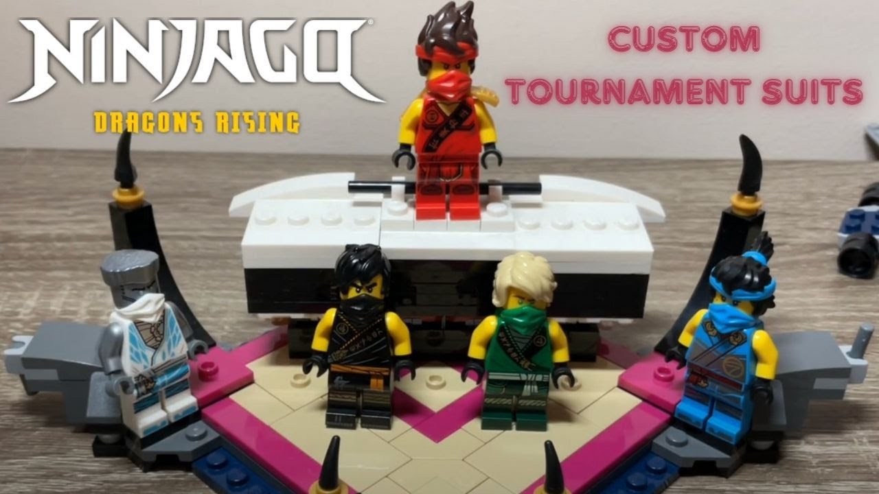 Ninjago Dragons Rising Custom Tournament Suits - YouTube