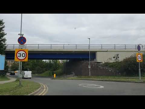 Driving to tesco extra in dunstable - YouTube